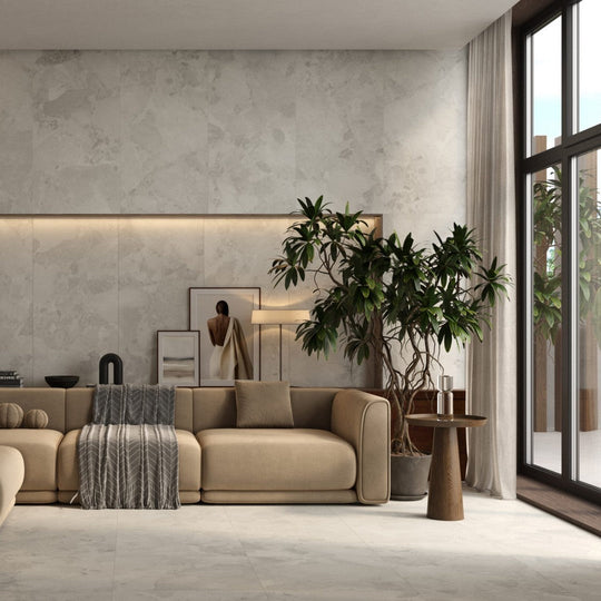 Happy Floors 24" x 48" Crew Rectified Natural Porcelain Tile