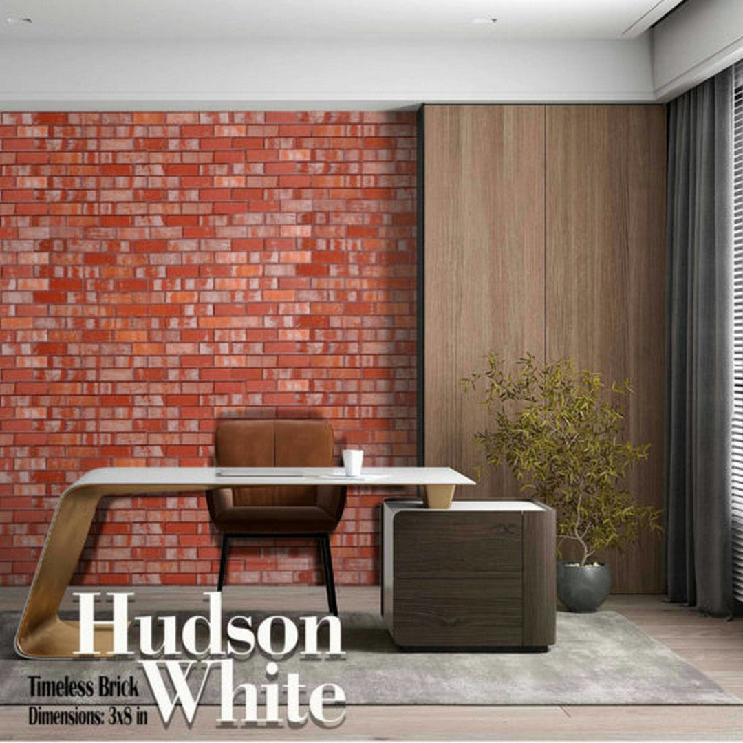 Alfagres 3" x 8" Timeless Brick Matte Thin Brick Tile
