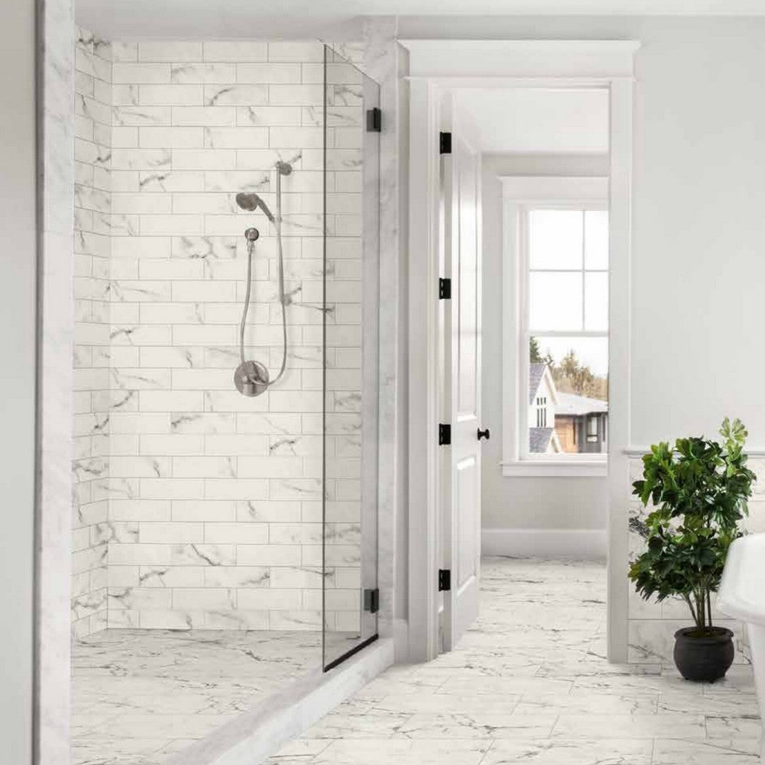 Del Conca USA 4" x 12" Nature Rectified Glazed Porcelain Tile