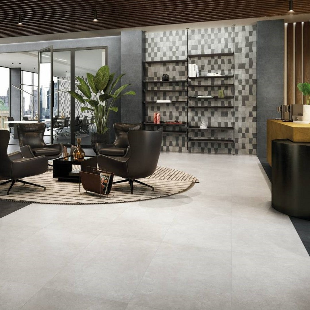 Landmark Ceramics 24" x 48" Frame Rectified Matte Porcelain Tile