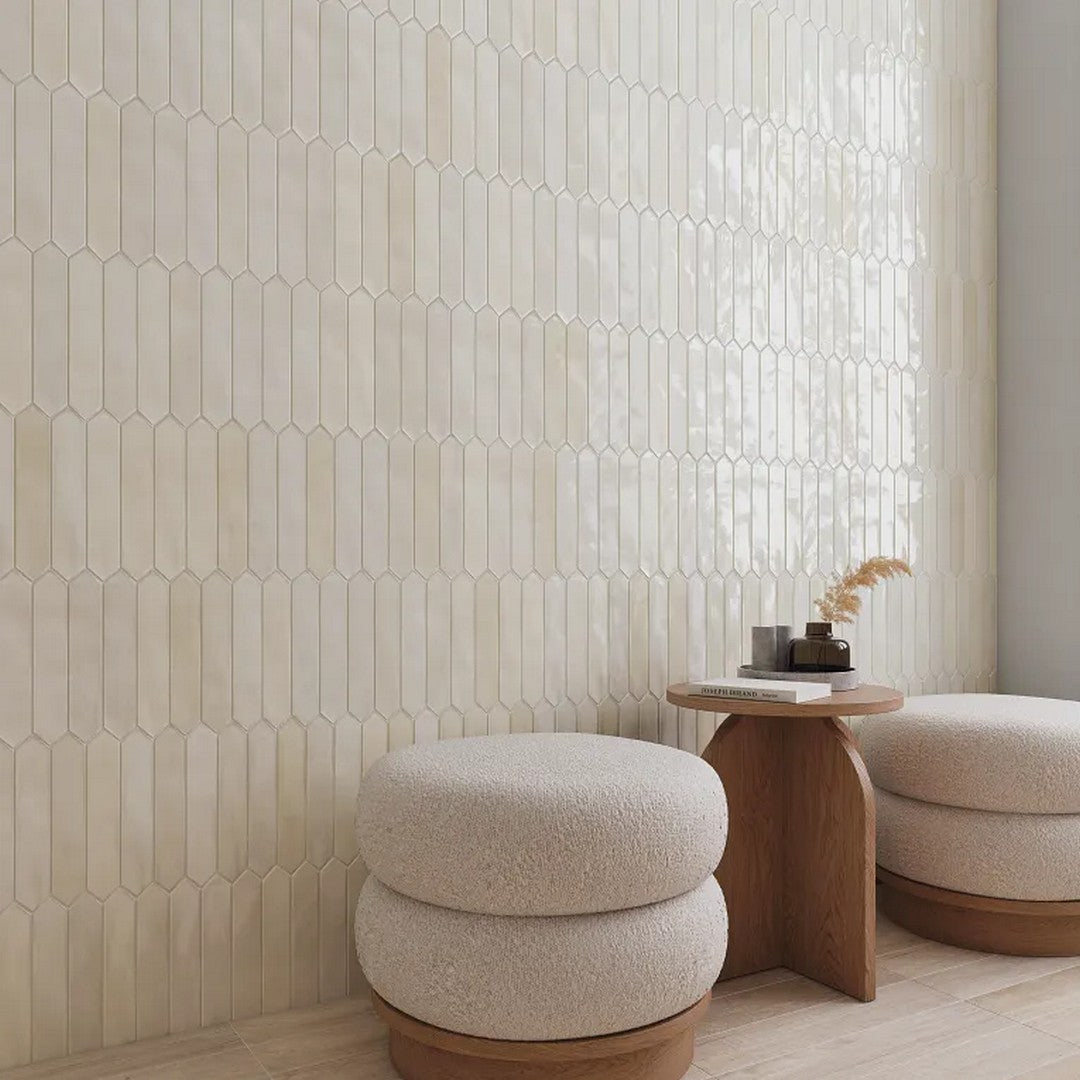 Arizona 1.75" x 9.75" Spark Glossy Ceramic Picket Wall Tile
