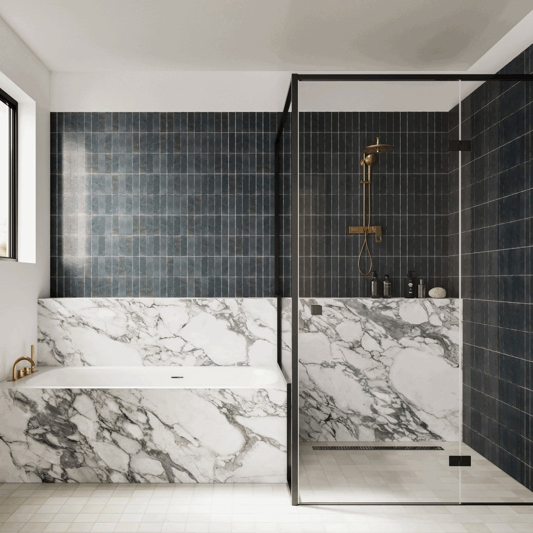 Bedrosians Zagora 2" x 6" Glossy Zellige Field Tile