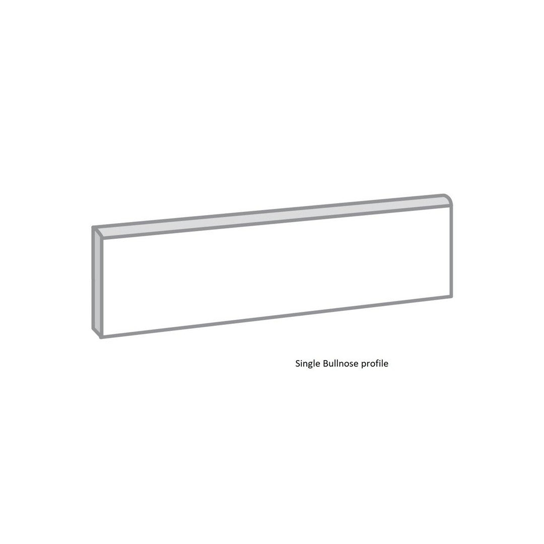Emser 3" x 12" Brook II Matte Ceramic Wall Bullnose