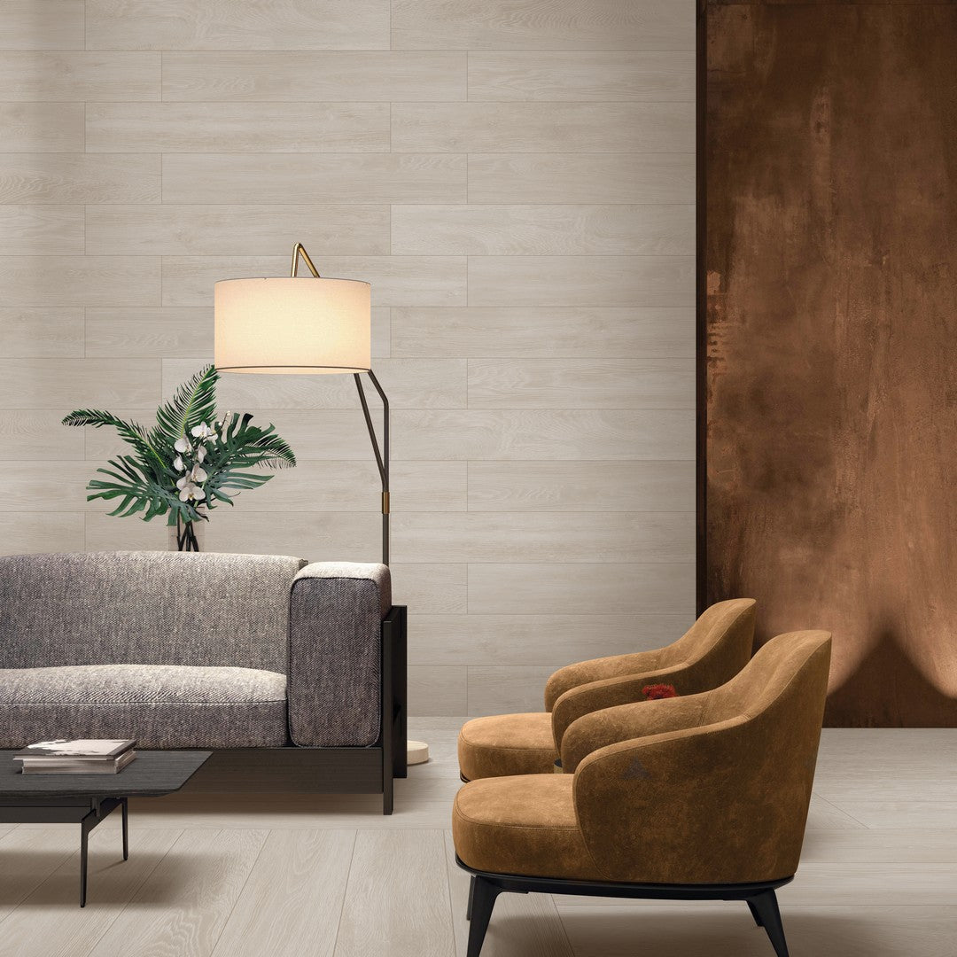 Tesoro 8" x 48" Rover Rectified Matte Porcelain Wood Plank