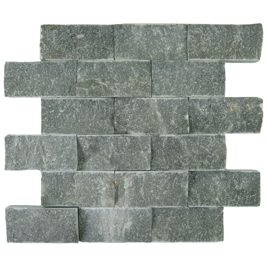Keystone 12" x 12" Belfonte Split Face Natural Stone Mosaic