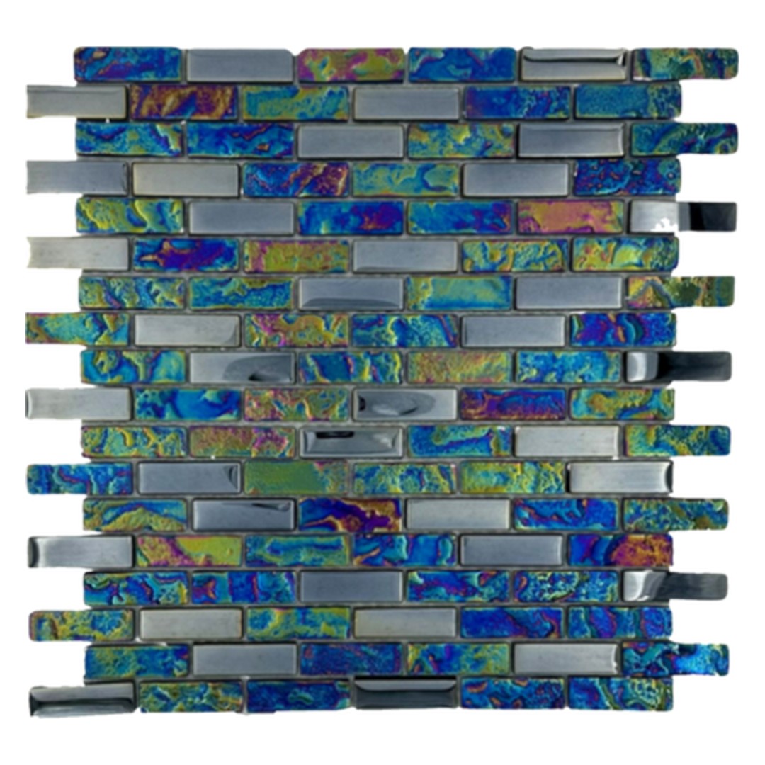 Keystone 12" x 12" Coastal Glass Mosaic