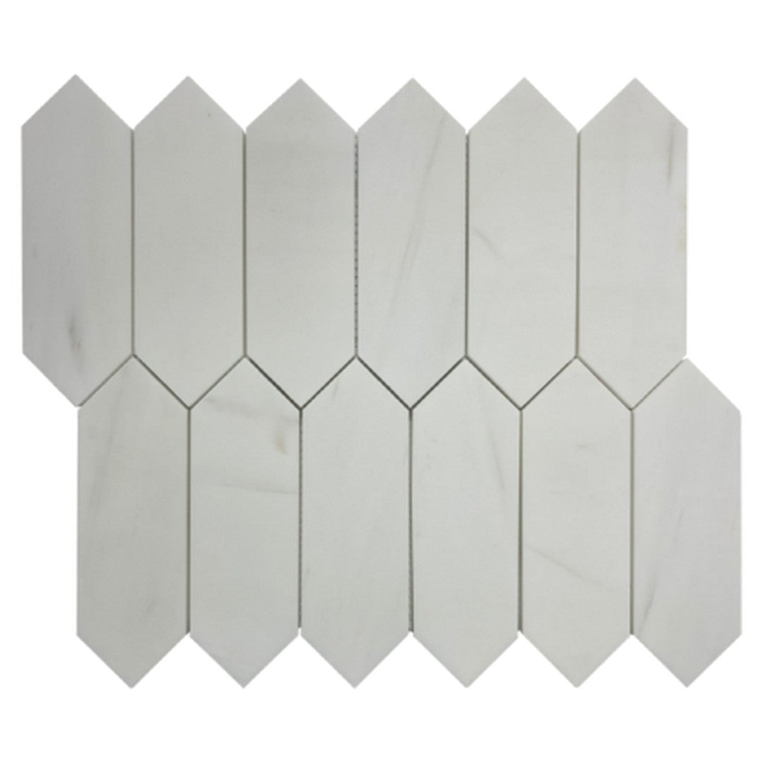 Keystone 12" x 12" Dolomite Marble 2x6" Mosaic