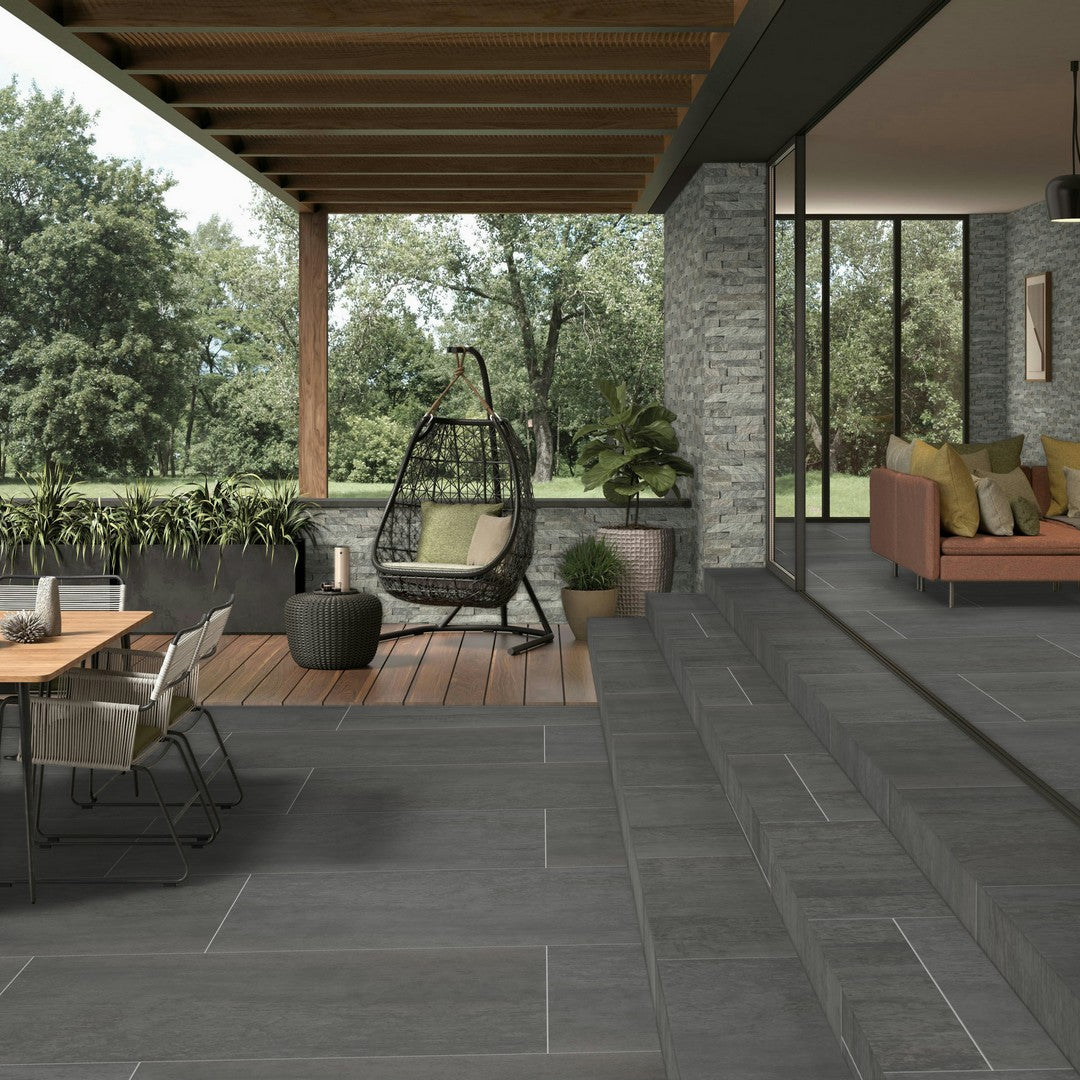 MS International 6" x 18" RockMount Sage Green Splitface Stacked Stone