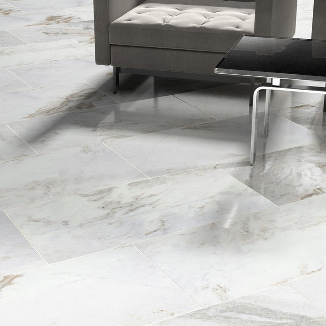 Emser 16" x 32" Marble Kalta Polished Marble Tile