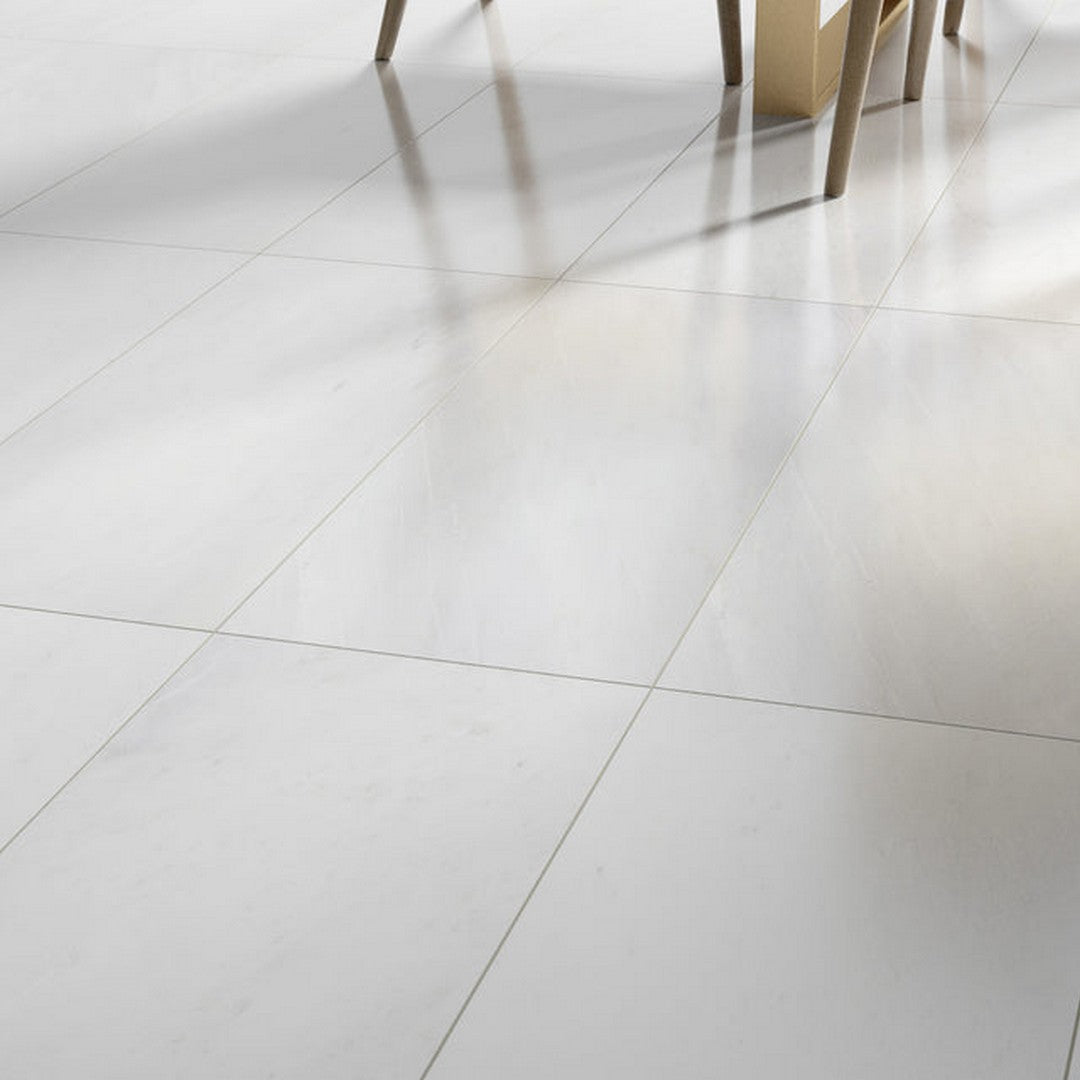 Emser 12" x 24" Marble Winter Frost Polished Marble Tile
