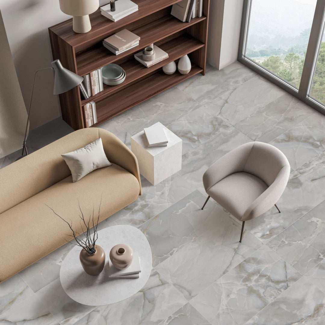 Milestone 24" x 48" Onyx Matte Porcelain Tile