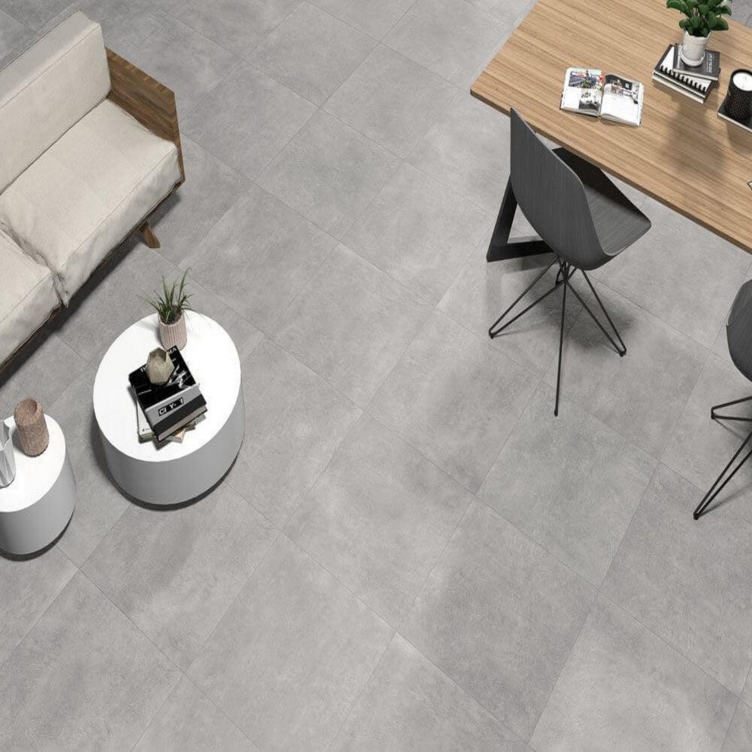 Happy Floors 24" x 24" Newton Rectified Natural Porcelain Tile