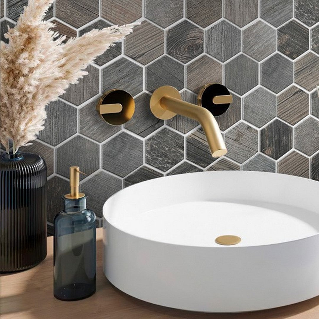 MiR Oregon 10" x 12" Rectified Matte Porcelain Hexagon Tile