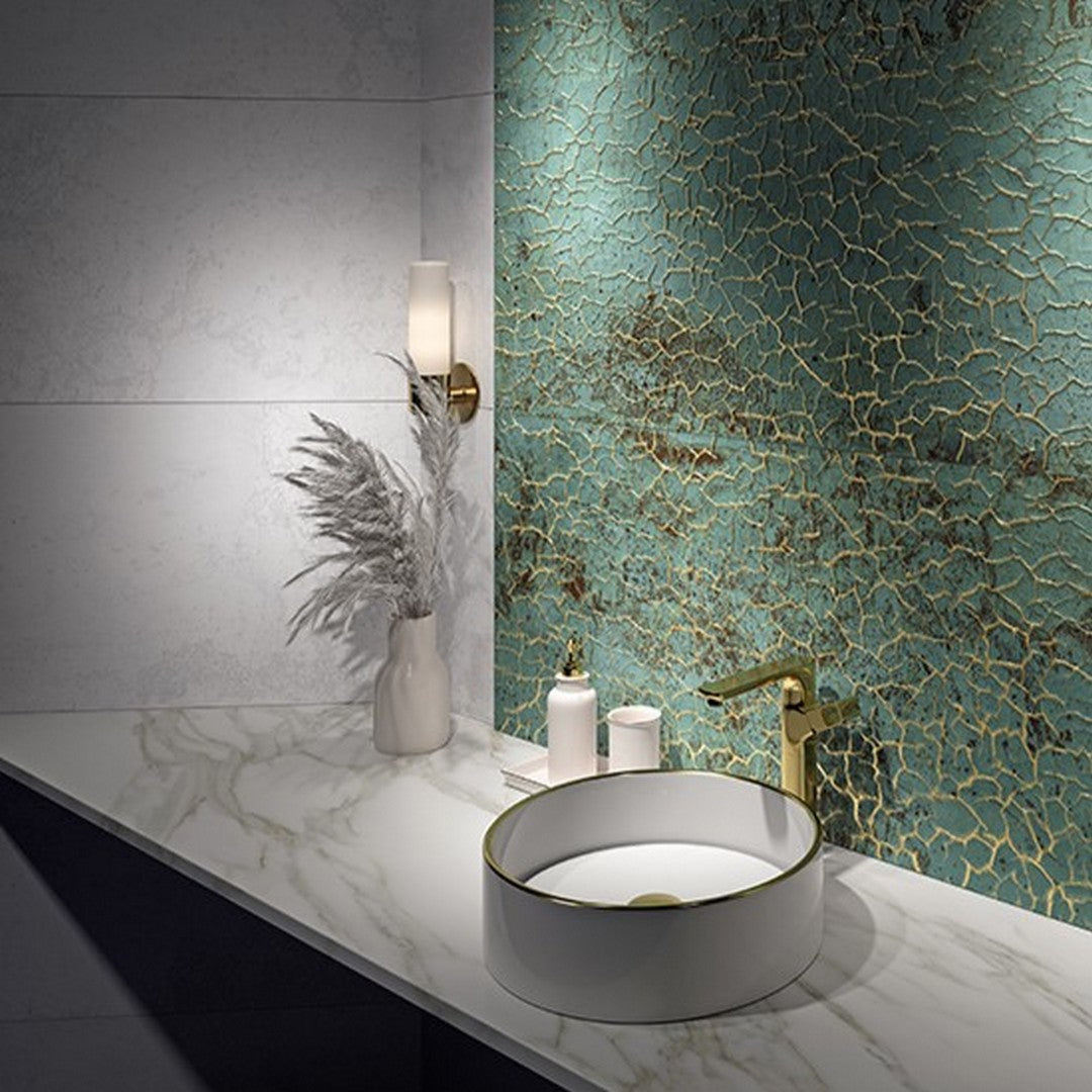 MiR Patina 18" x 48" Textured Ceramic Deco Tile