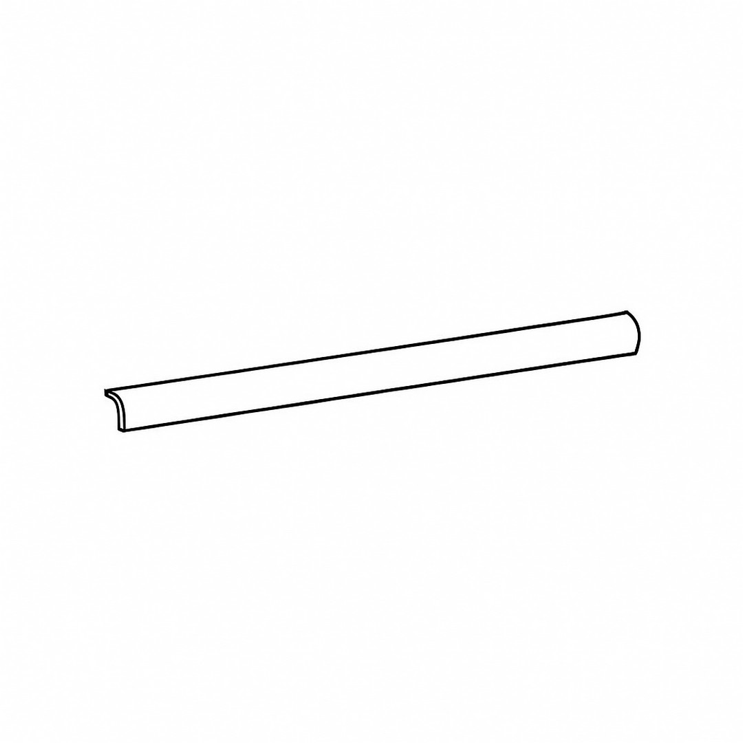 Rickert 0.5" x 12" Sartoria Glossy Ceramic Quarter Round