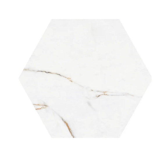Rickert 7.79" x 8.97" Pamesa Torano Matte Porcelain Hexagon Tile