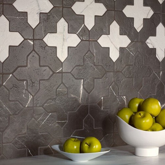 Crossville 6" x 6" Marmol Matte Porcelain Cross Tile
