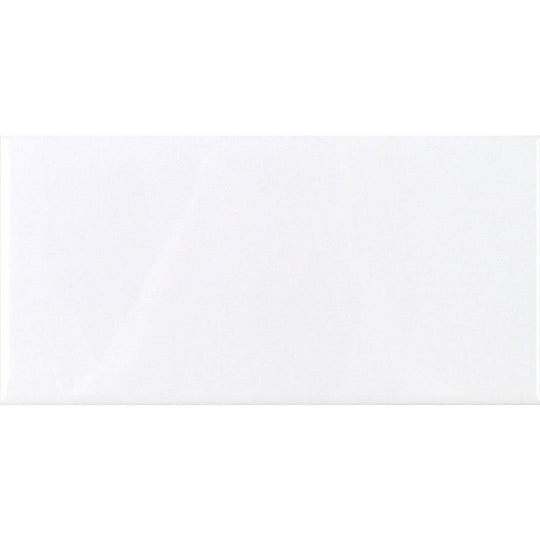 Tesoro 8" x 16" Classic Subway Pressed Glossy Ceramic Wall Tile