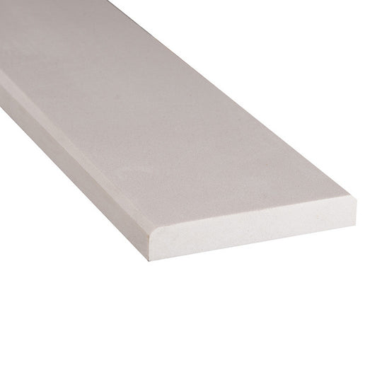 MS International 4" x 24" Engineered White Polished Marble Threshold D