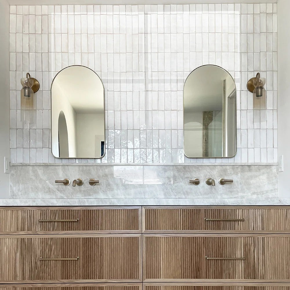 Lungarno 2x6 Terracotta Zellige Wall Tile in Glossy Finish