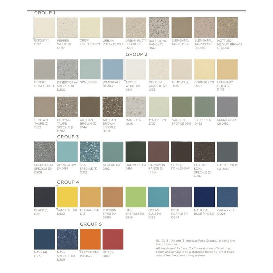 Daltile Keystones 2" x 2" Matte Porcelain Universal Trim