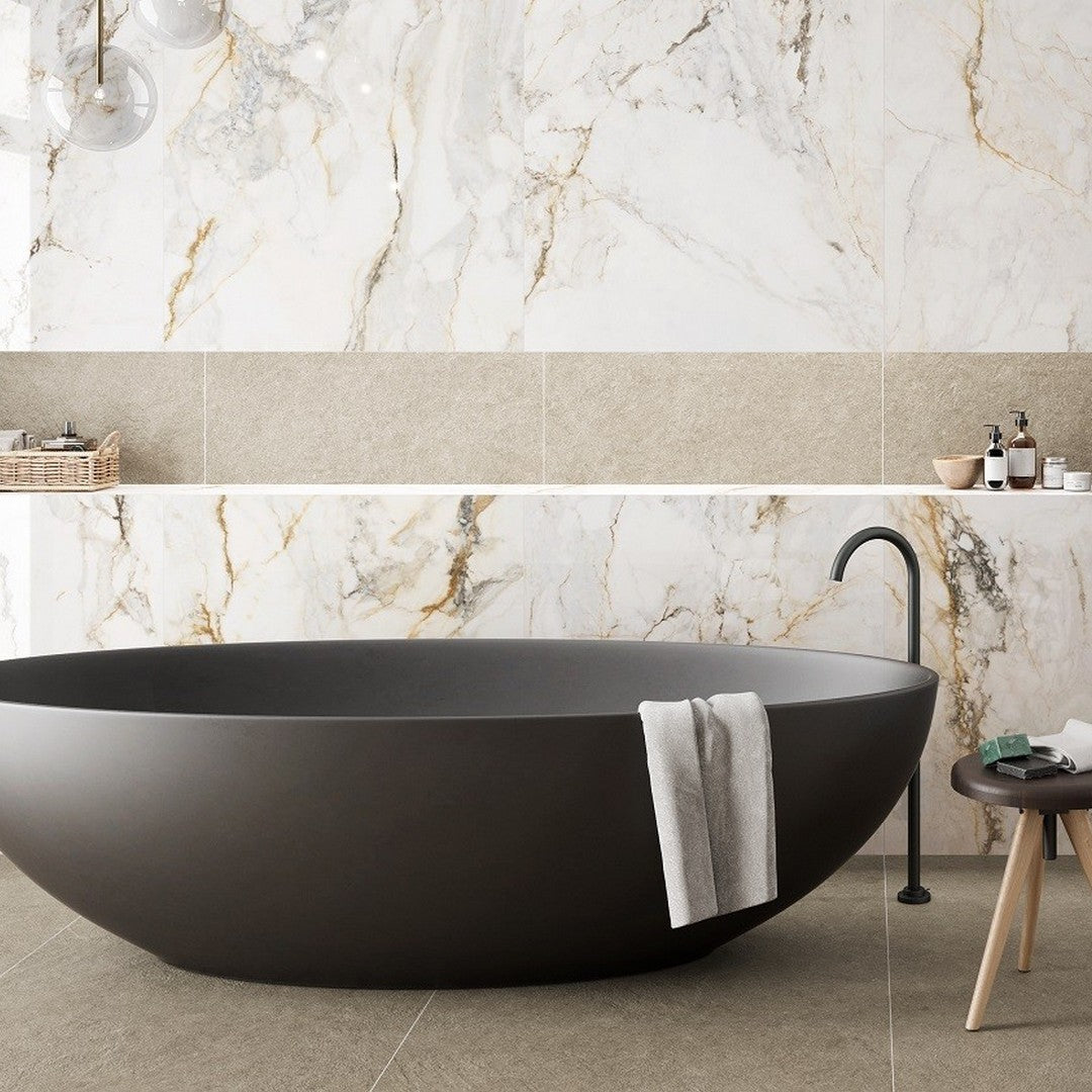 Rickert 48" x 48" Pamesa Pisa Polished Porcelain Tile