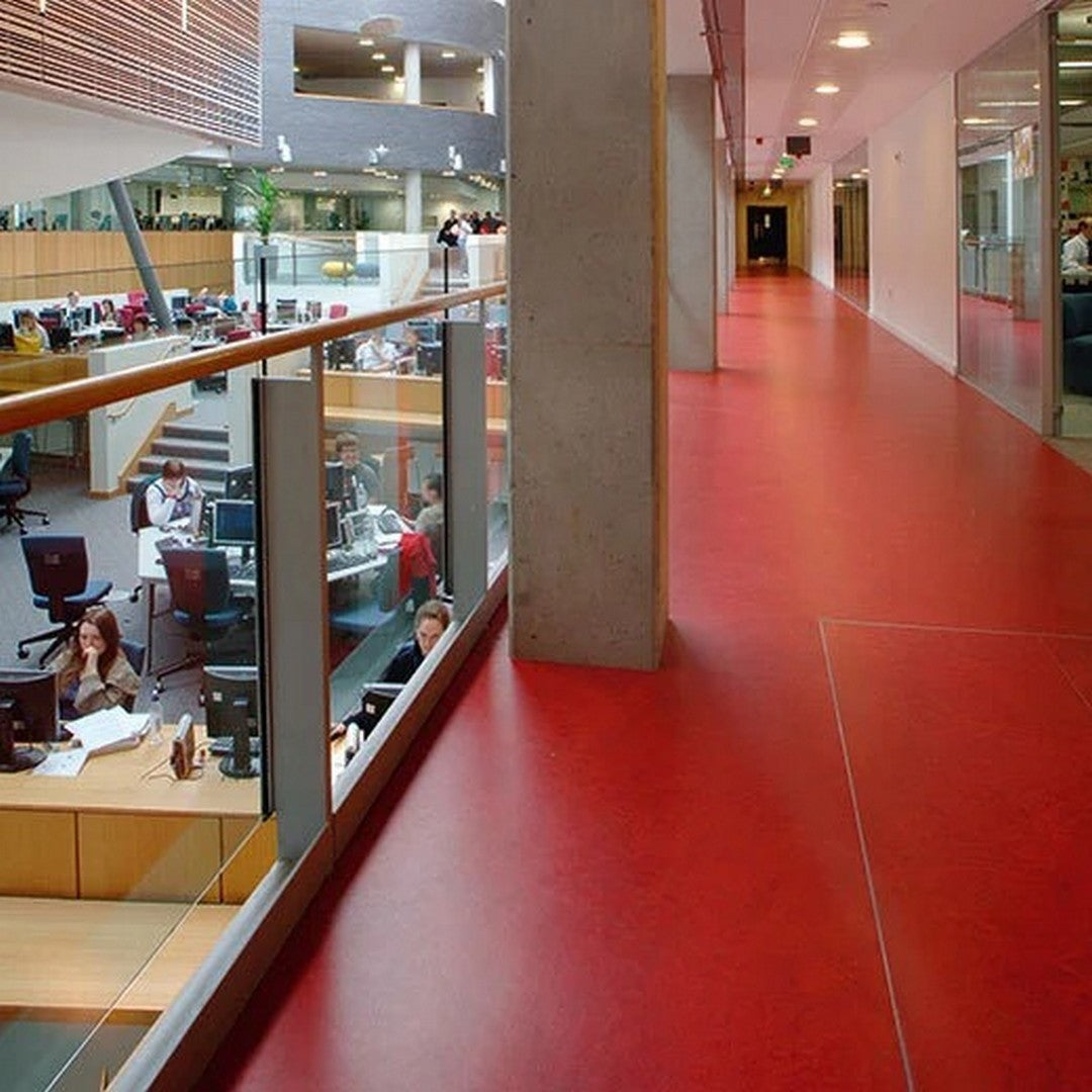 Forbo 9.8" x 19.69" Marmoleum Modular Color Smooth Vinyl Tile